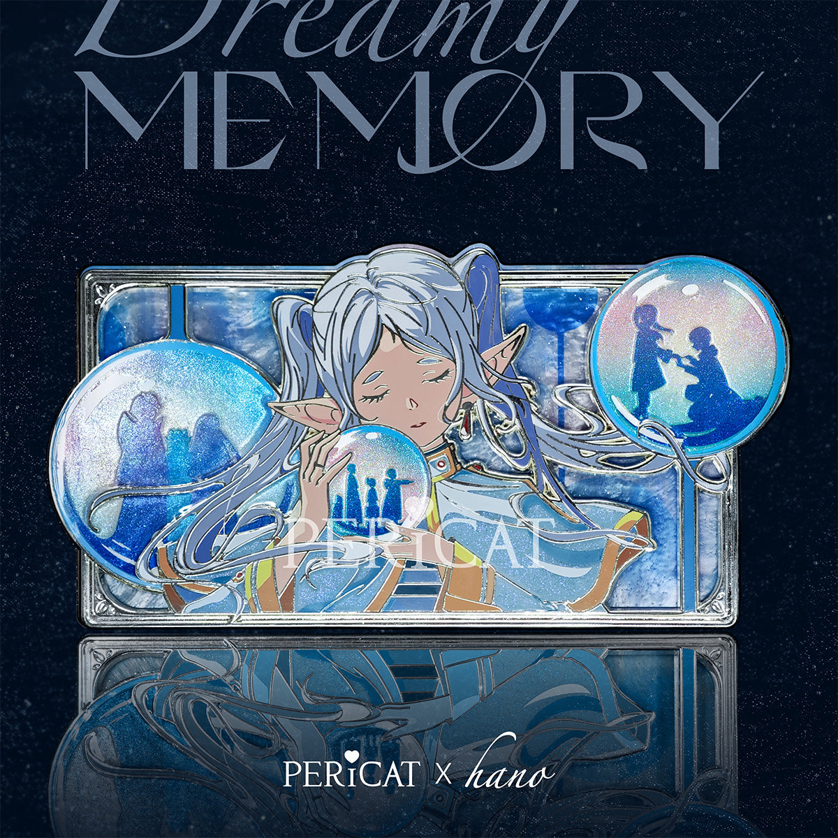 [In Hand] Dreamy Memory Enamel Fridege Magnet – Pericat Studio